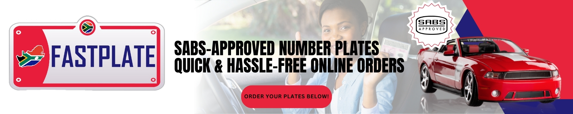 SABS-Approved Number Plates - FASTPLATE